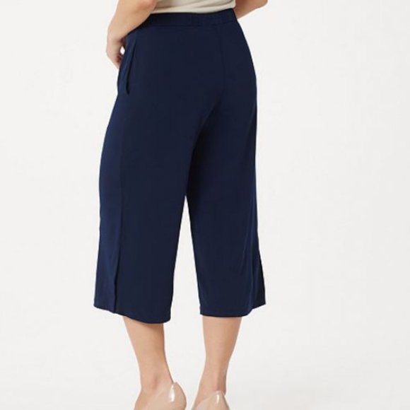 Susan Graver | Pants & Jumpsuits | Susan Graver Liquid Knit Wide Leg ...